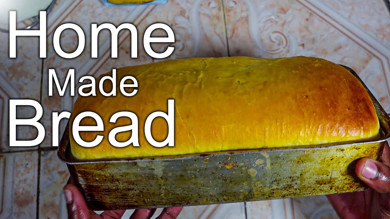 How to make home made bread (Easy Bread Recipe) - YouTube