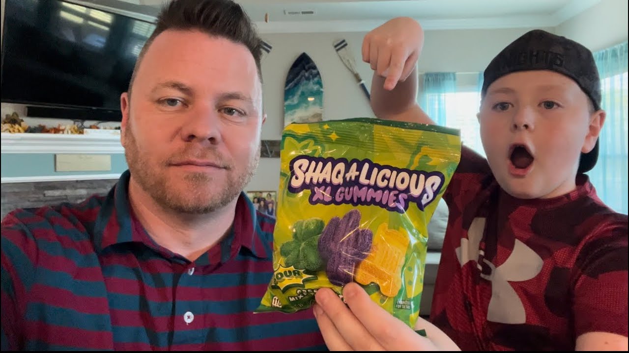 SHAQALICIOUS Sour Gummies Review! - YouTube