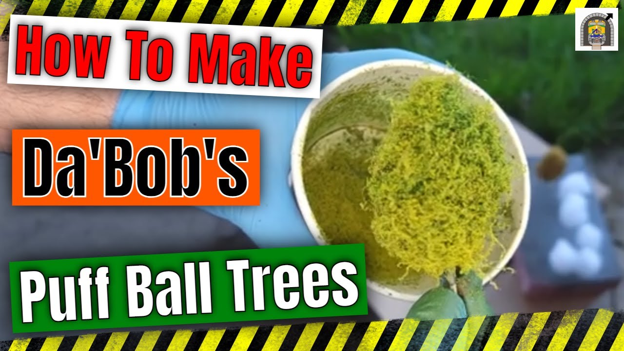 How To Make Da'Bob's Puff Ball Trees - DaBob's ManCave - YouTube