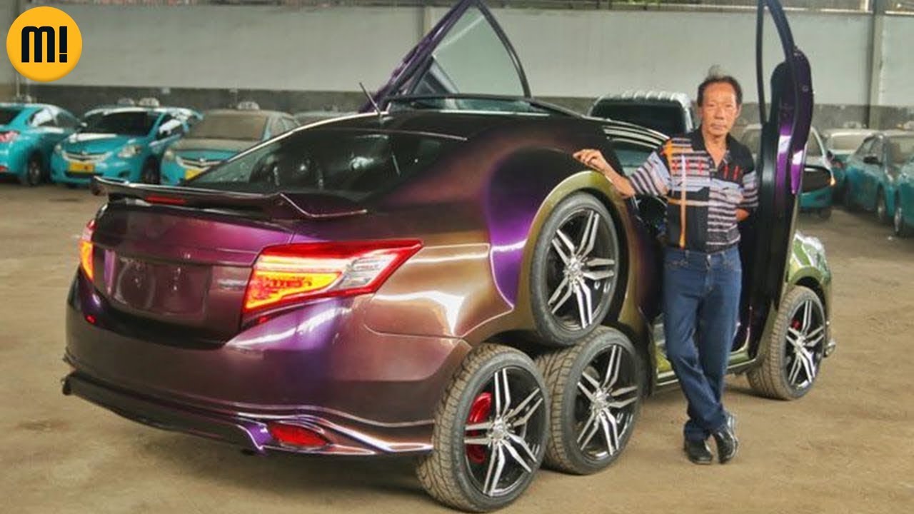 Você NUNCA viu algo assim... 7 carros mais diferentes já feitos no ...