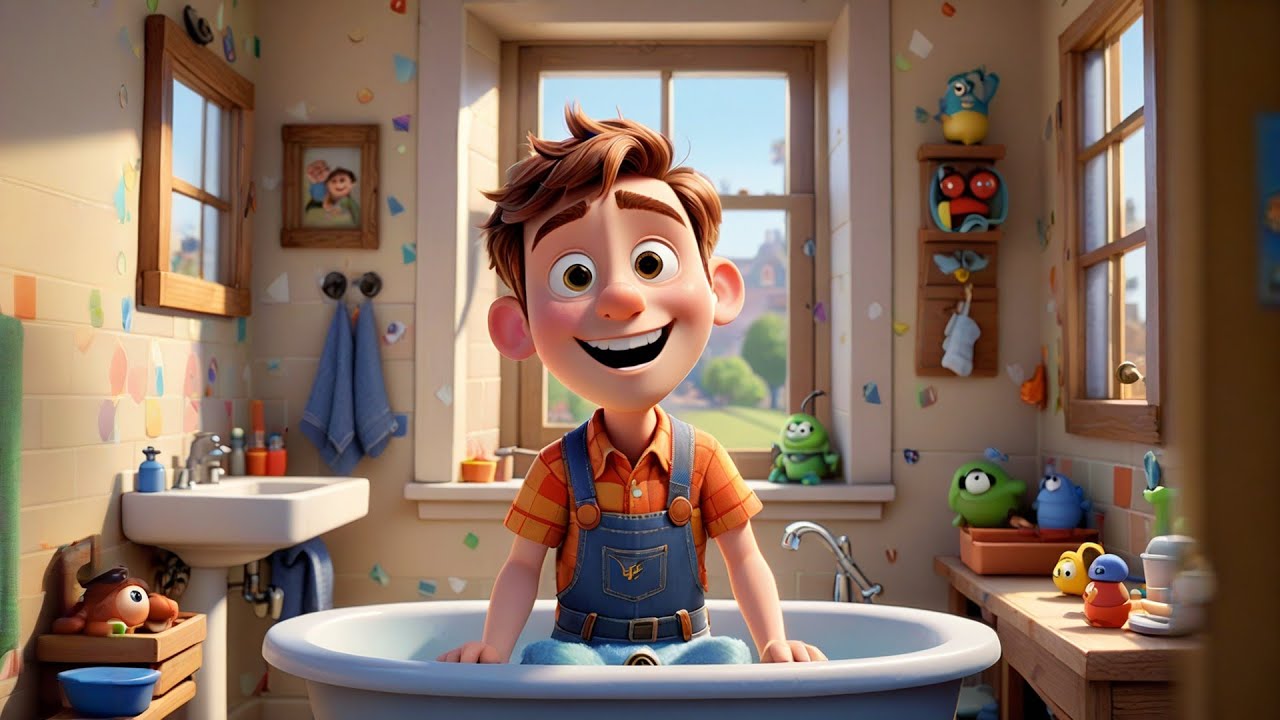 Time to Wash My Face | Morning Routine Song for Kids | Nursery Rhymes ...