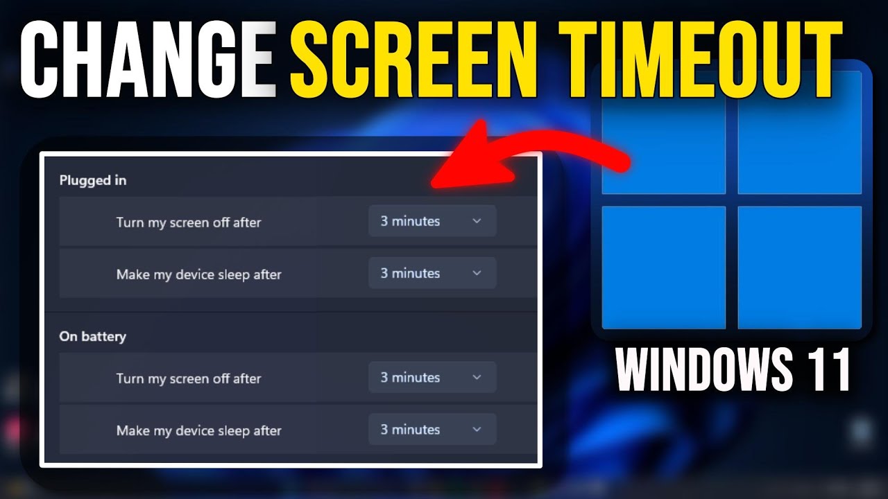 How to Change Screen Timeout Settings in Windows 11 | Easy Power ...