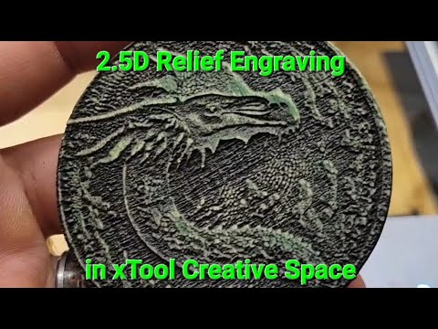 Making relief engravings in xTool creative space on my D1 10w ...