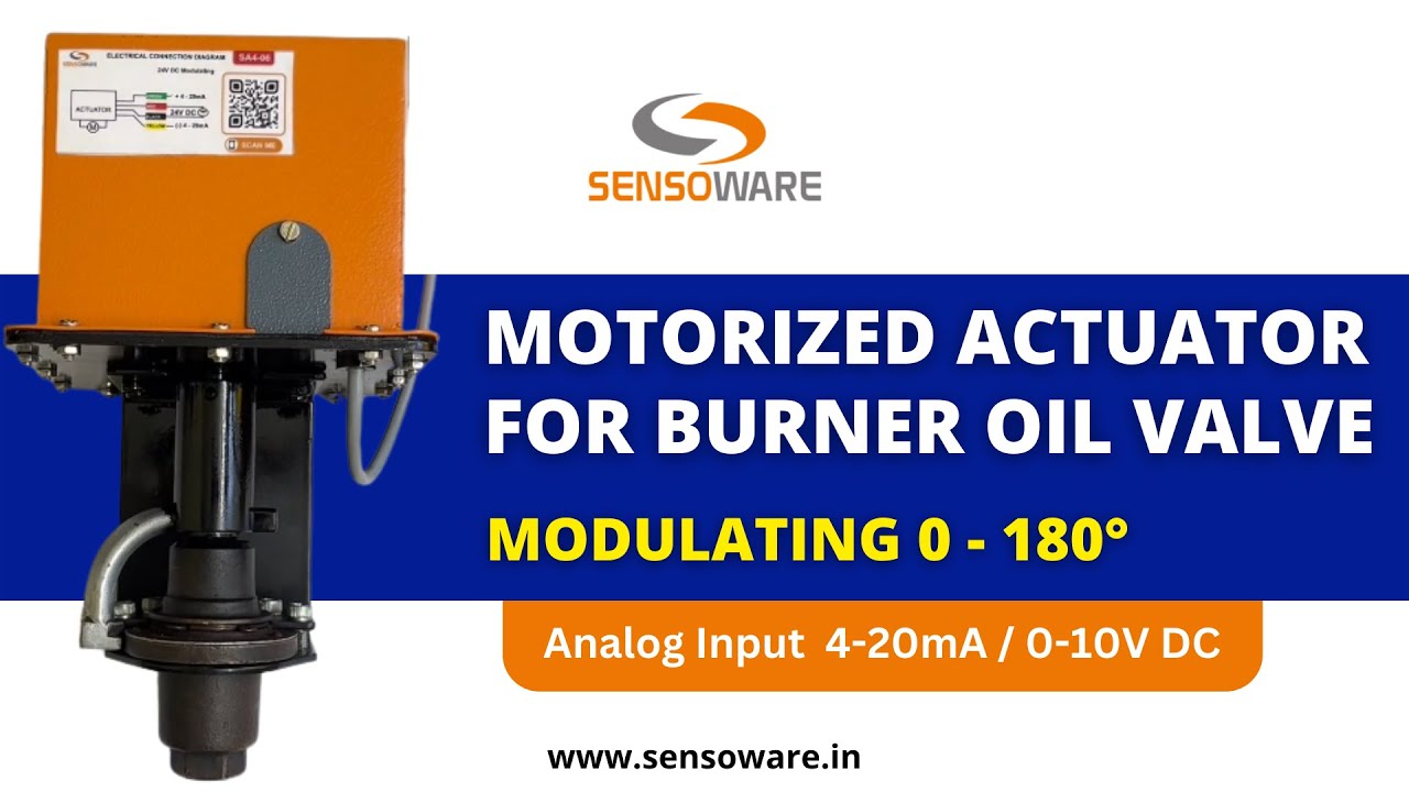 Motorized Actuator for Sensitrol Oil Flow Control Valve. Modulating ...