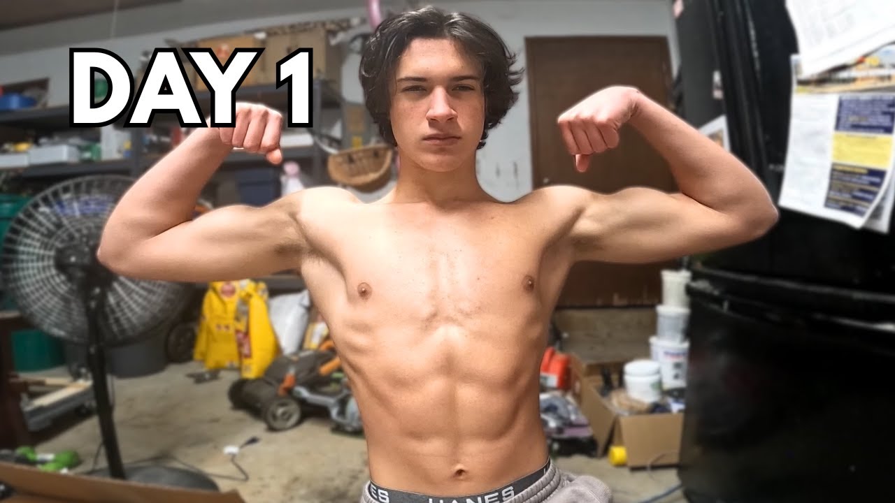 PERFECT PULL UPS!! | Day 1 of Getting Buff (Back & Biceps) - YouTube