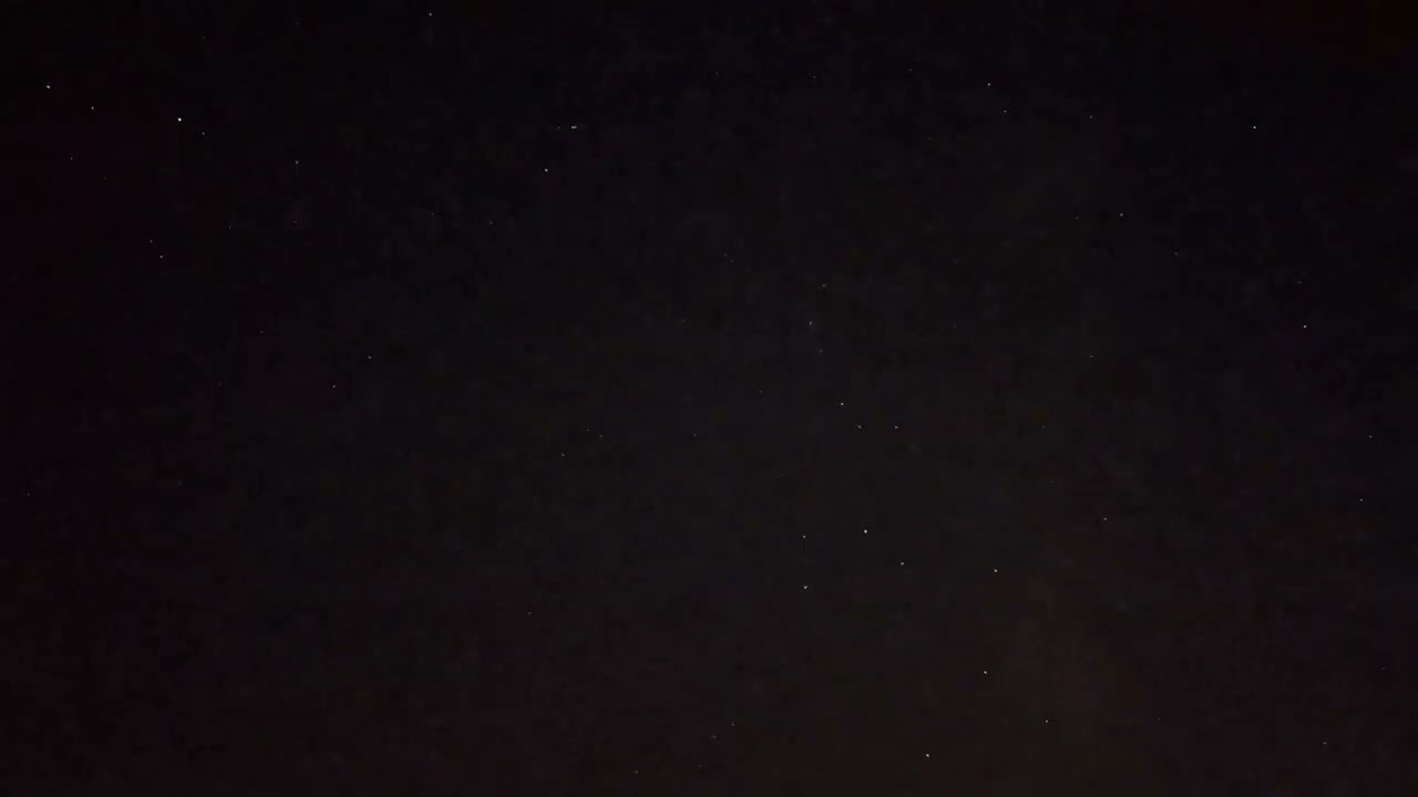 Time lapse night sky with my phone. How many shooting stars did you ...