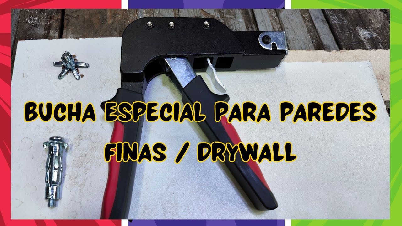 Bucha especial para paredes finas e Drywall - YouTube