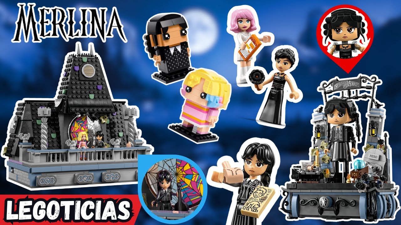MERLINA llegó a LEGO / legoticias / Minifigs - YouTube