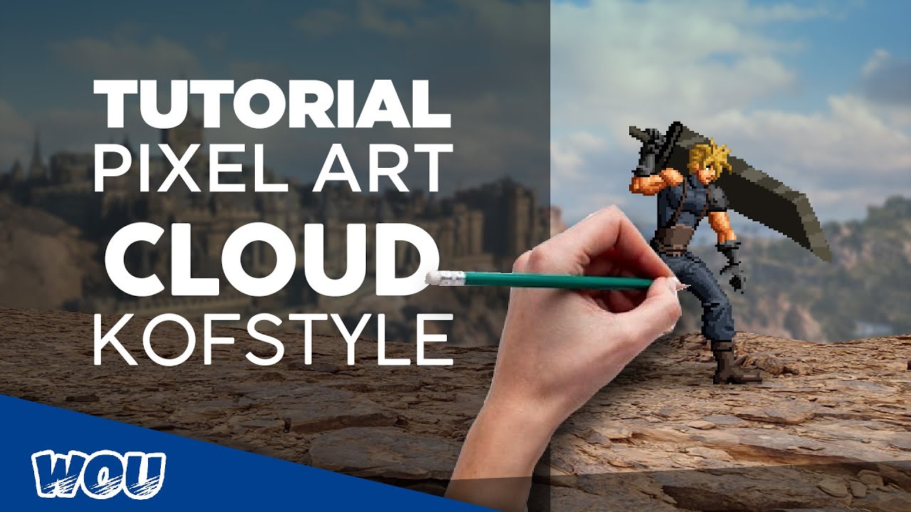 Tutorial Pixel art - Cloud KOF Style - YouTube