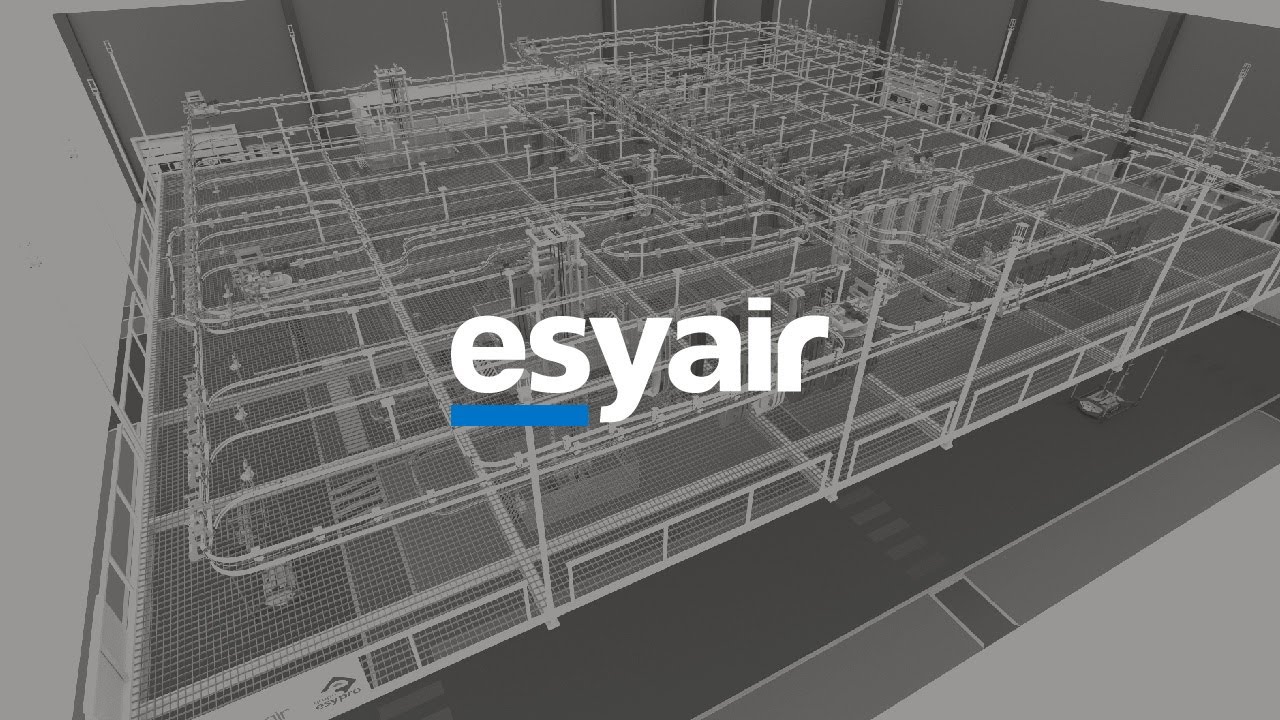 Esyair de Esypro - Transporte y almacenaje para tu Smart Factory - YouTube