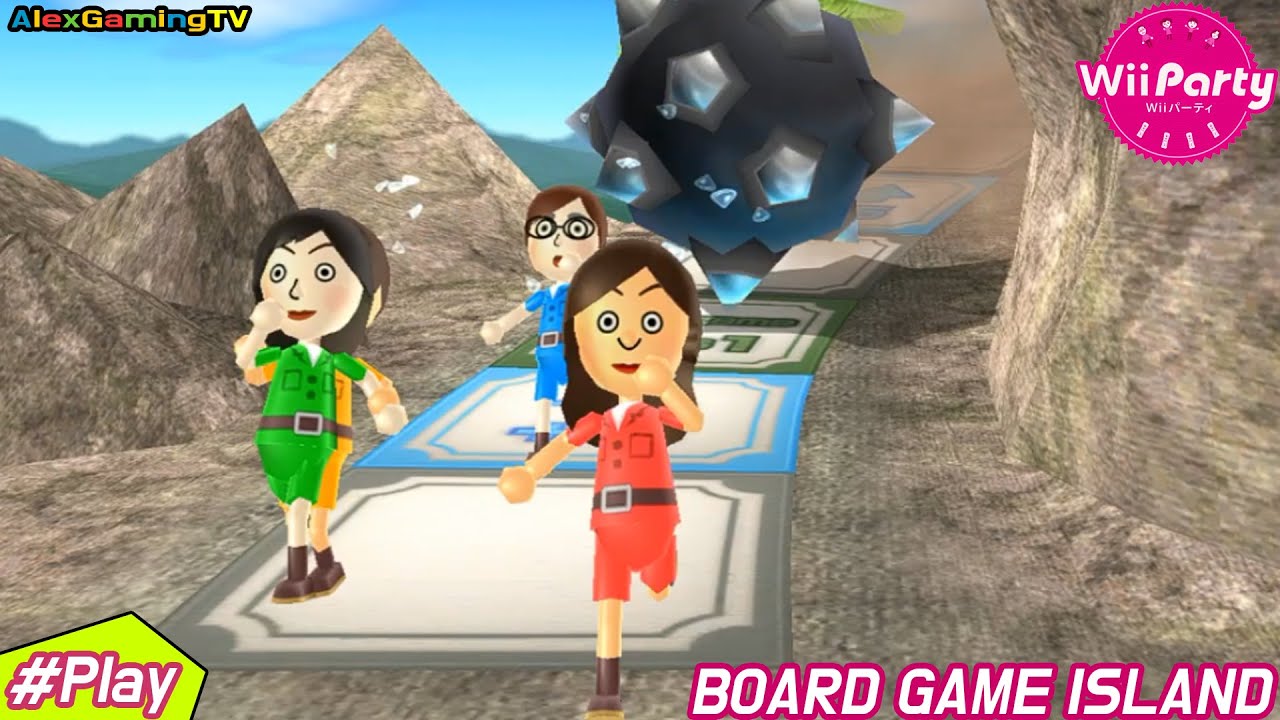 Wii party Board Game Island gameplay ( Eng Sub ) Player Mommy 🤭 Runaway ...