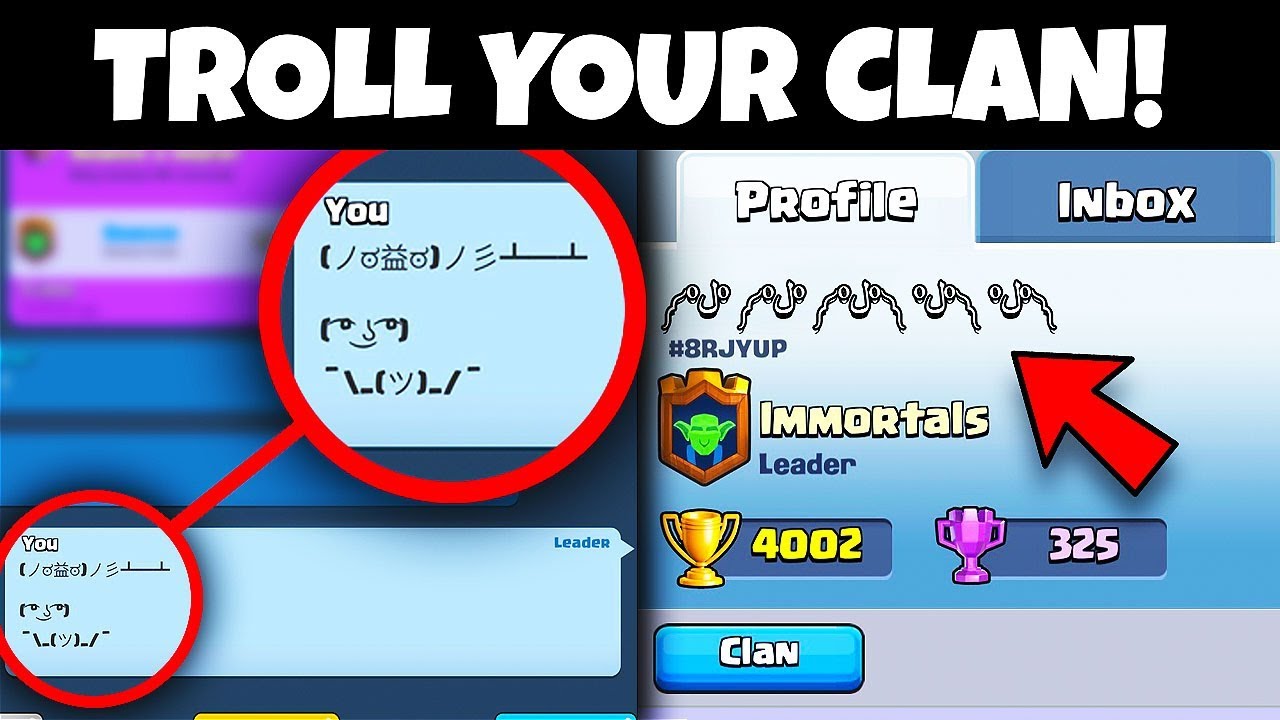 *secret* hidden text finally revealed in Clash Royale! - YouTube