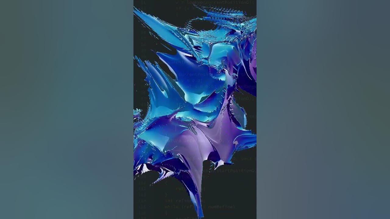 Realtime 3D Mandelbrot x Custom Shader x Qt3D #shorts #3d #vulkan # ...