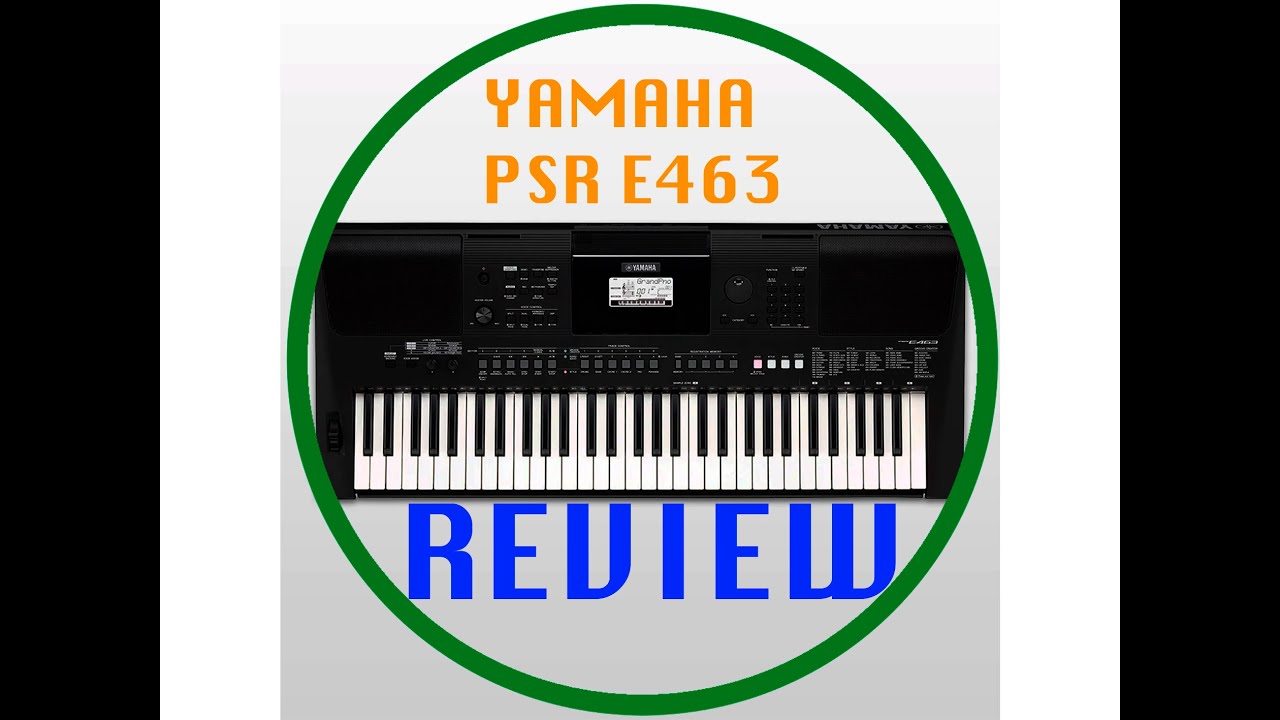 YAMAHA PSR E 473 REVIEW!! - YouTube