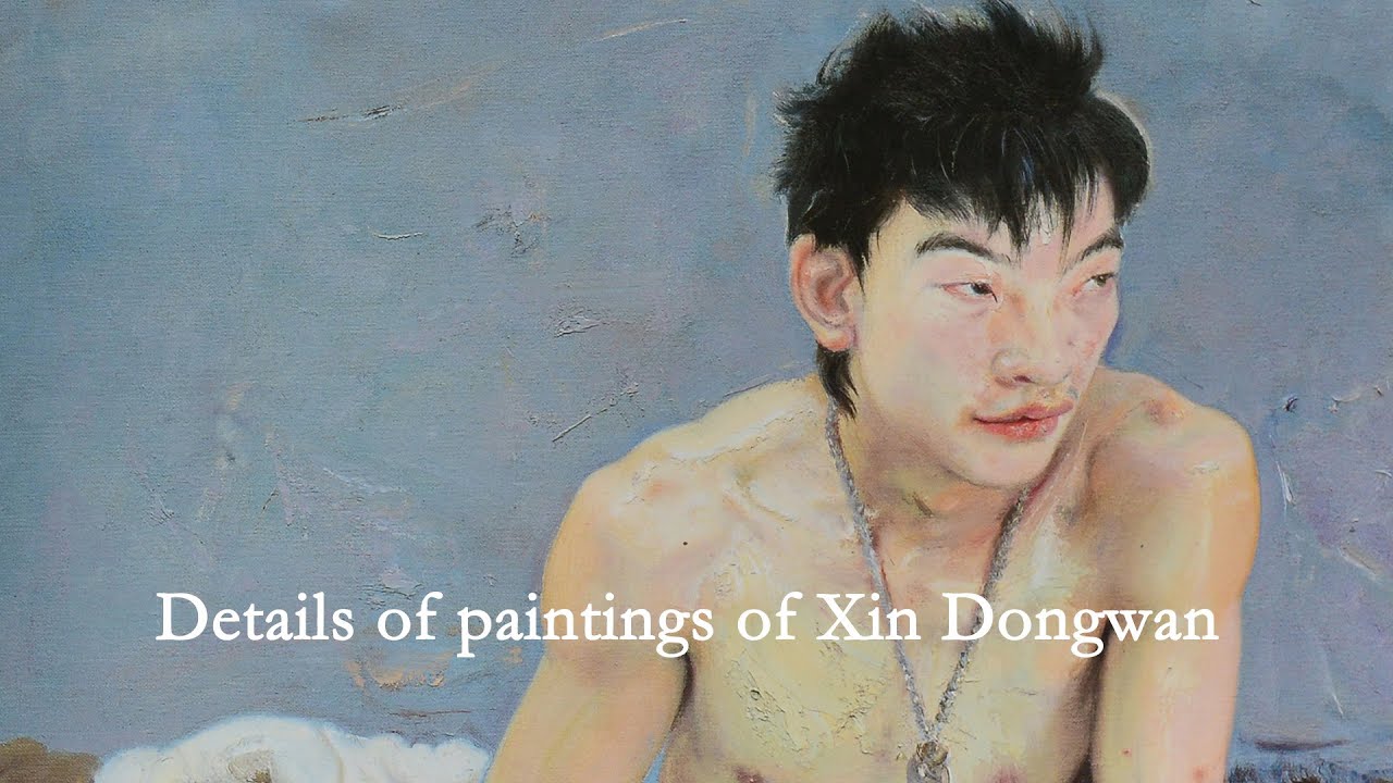 Details of Paintings of Xin Dongwang --- art book completely flip ...