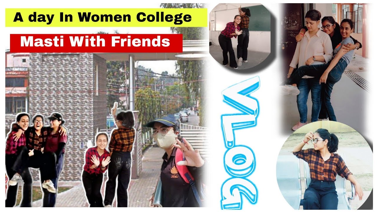 A day in women College || GandhiNagar Jammu || 1st Vlog || Piku Sharma ...