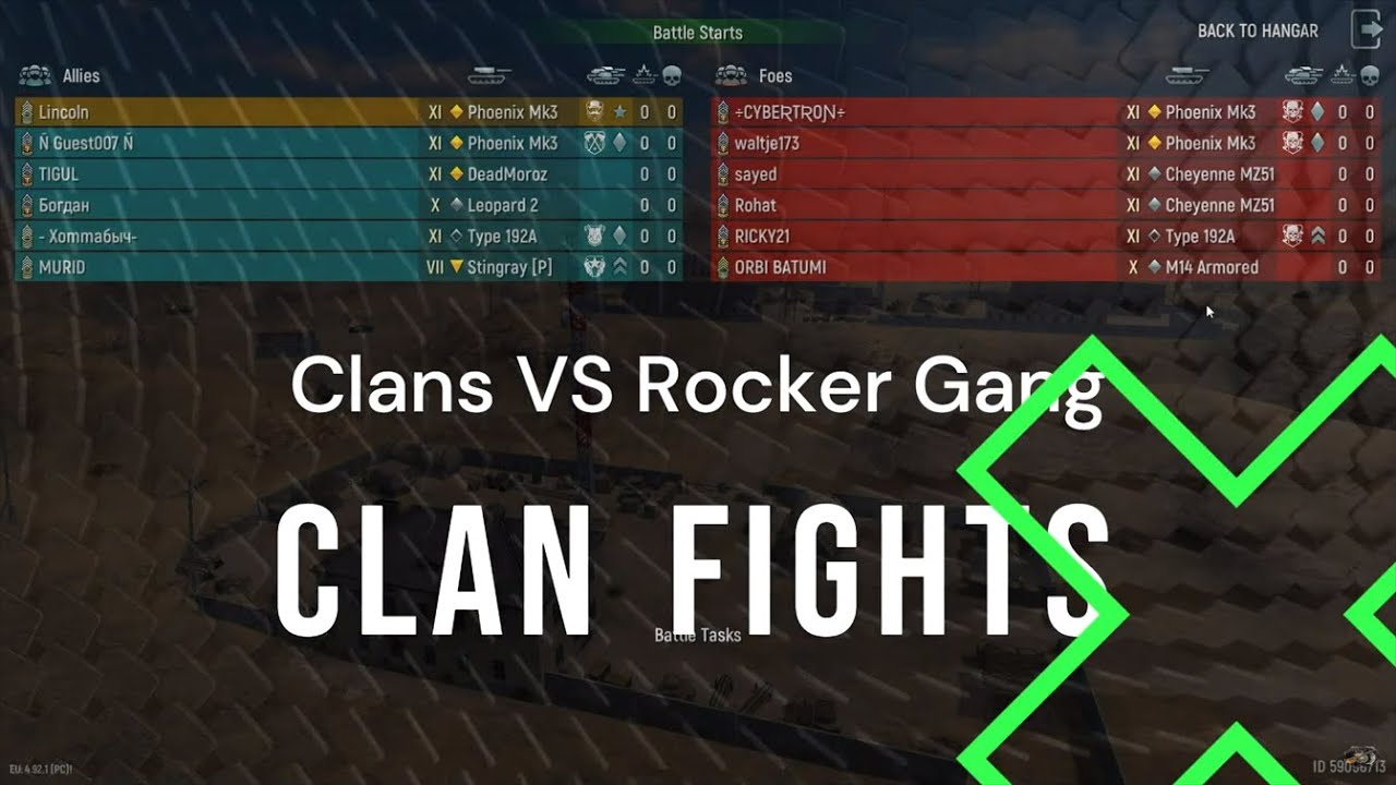 [09] Clan Fights [Clans VS Rocker Gang] - Tank Force - YouTube