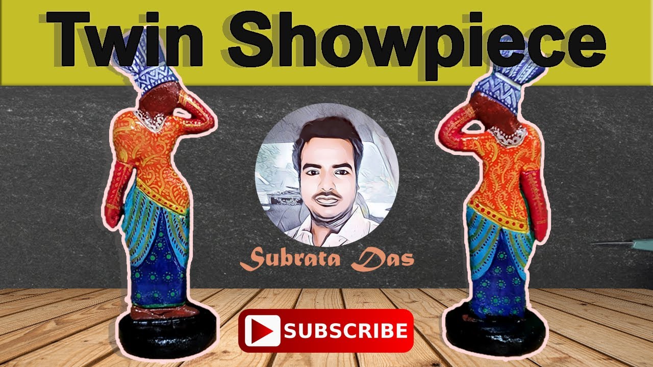 How to make a Showpiece from cardboard | DIY Twin Showpiece | Hand ...