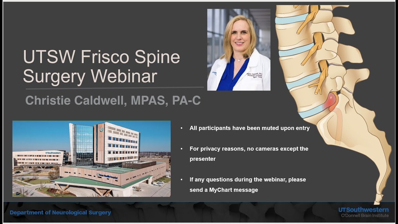 UTSW Spine Camp - YouTube