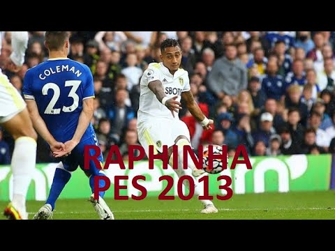 Face Raphinha (Leeds United-Brasil) Pes 2013 - YouTube