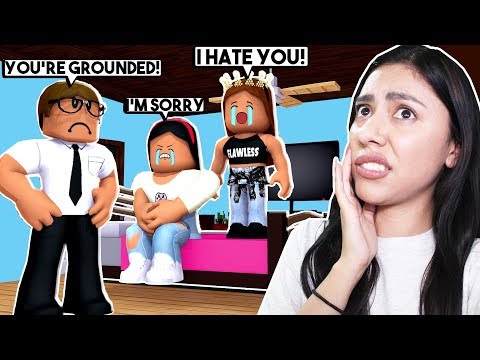 I GOT GROUNDED FOR SNEAKING OUT OF THE HOUSE! - Roblox Roleplay