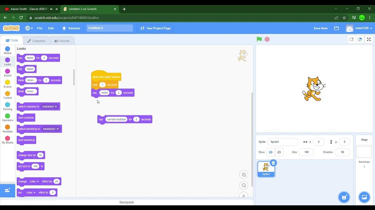Sus scratch - YouTube