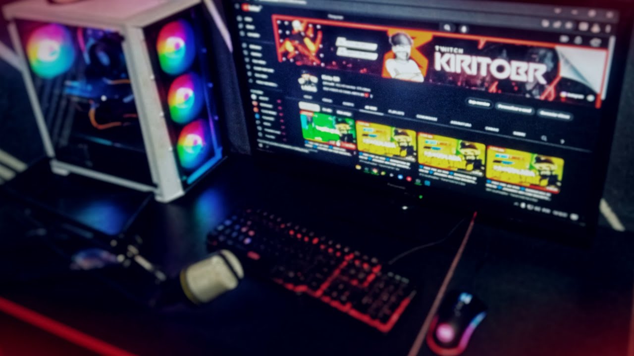 MELHOREI O MEU SETUP COM UM GABINETE LINDO - PC GAMER - YouTube