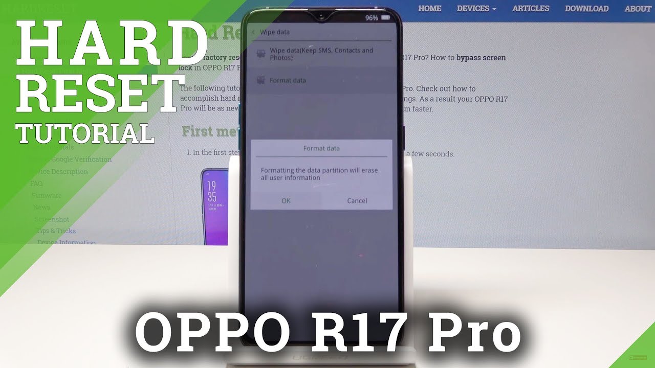 How to Factory Reset OPPO R17 Pro - Recovery Mode & Hard Reset - YouTube