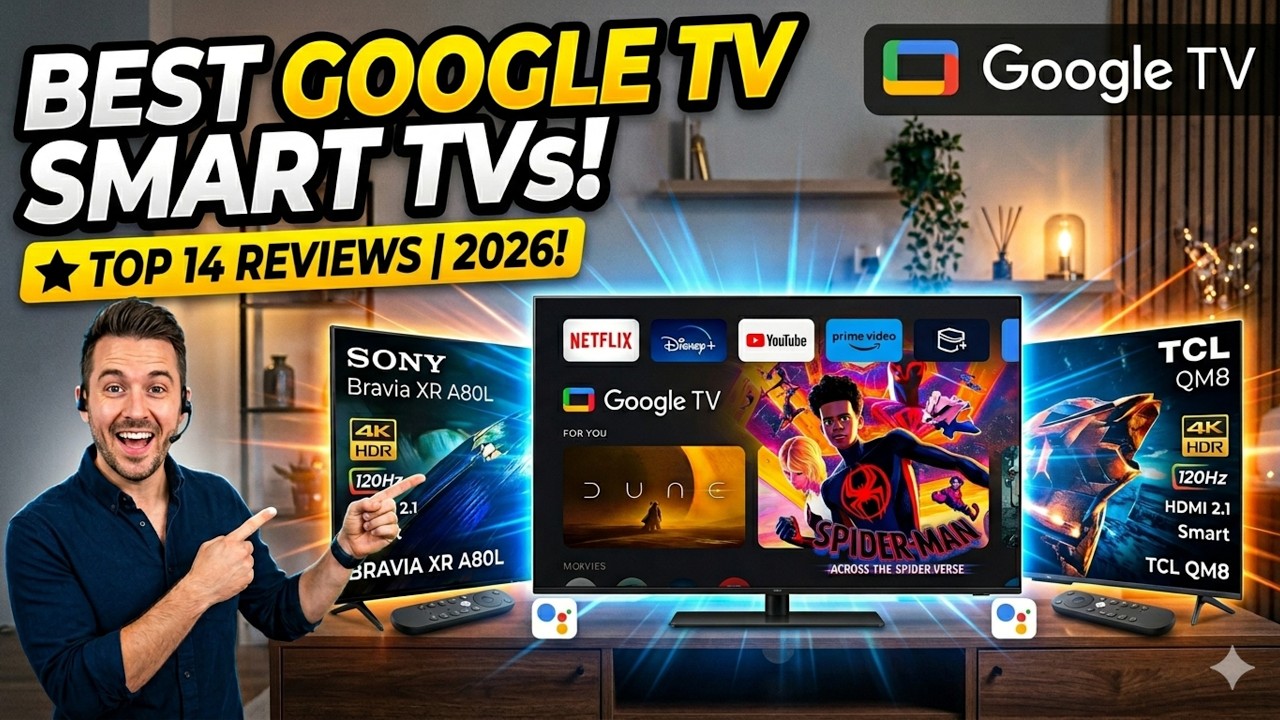 Best Google TV Smart TVs 2026 🏆 Top 14 Picks You Must See - YouTube