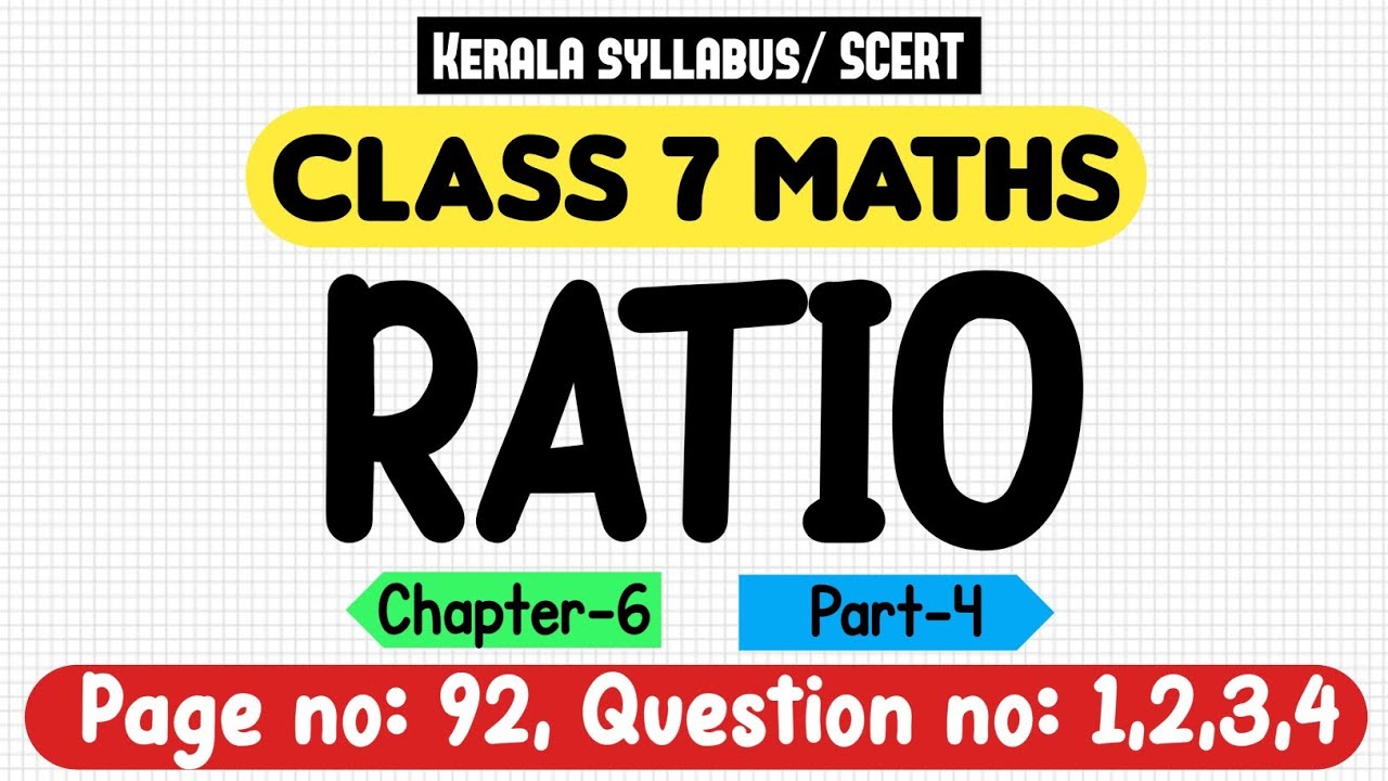 class-7-maths-chapter-6-ratio-page-92-question-1-2-3-4-kerala-syllabus