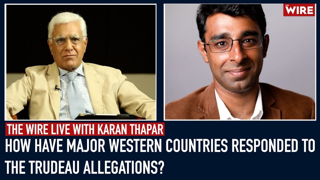 How Have Major Western Countries Responded to the Trudeau Allegations? | Karan Thapar Live - YouTube