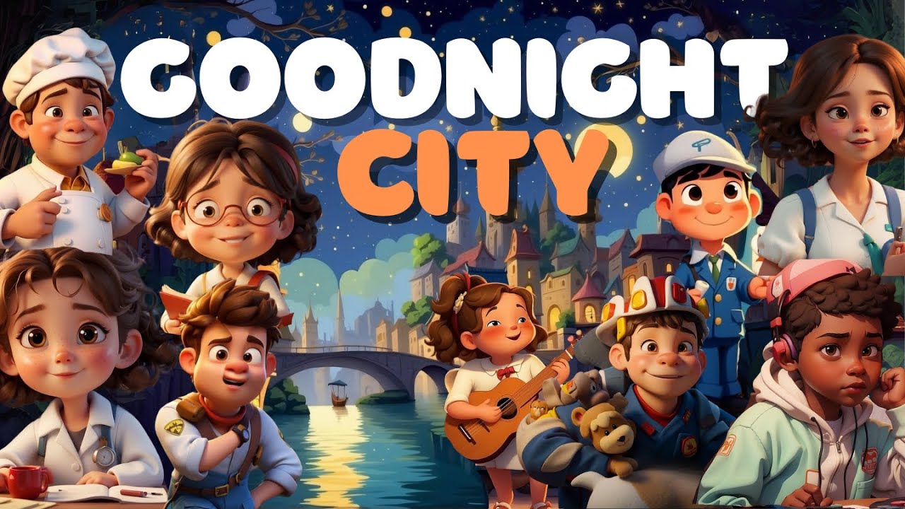 Goodnight City 🌃 An Educational Bedtime Story for Toddlers & Babies 📖 💤 ...