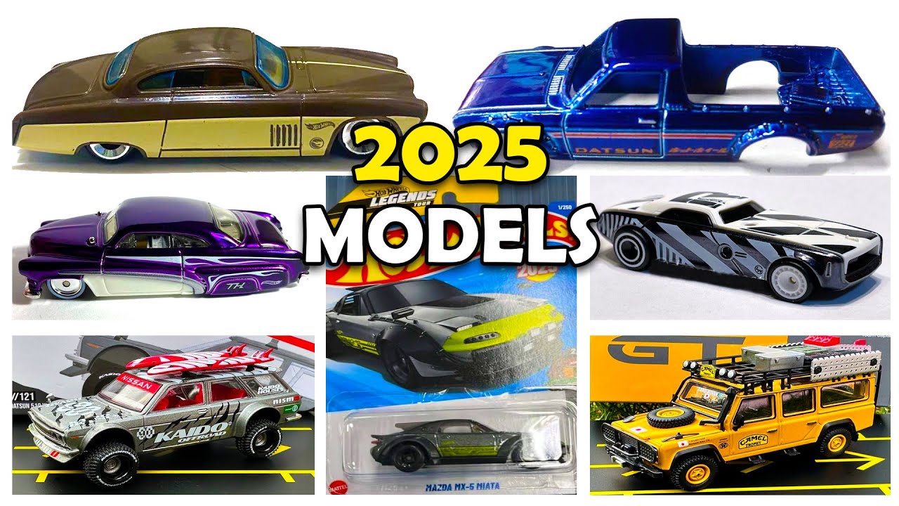 Showcase - Hot Wheels 2025 Legends Tour Mazda MX-5 Miata, STH Datsun ...