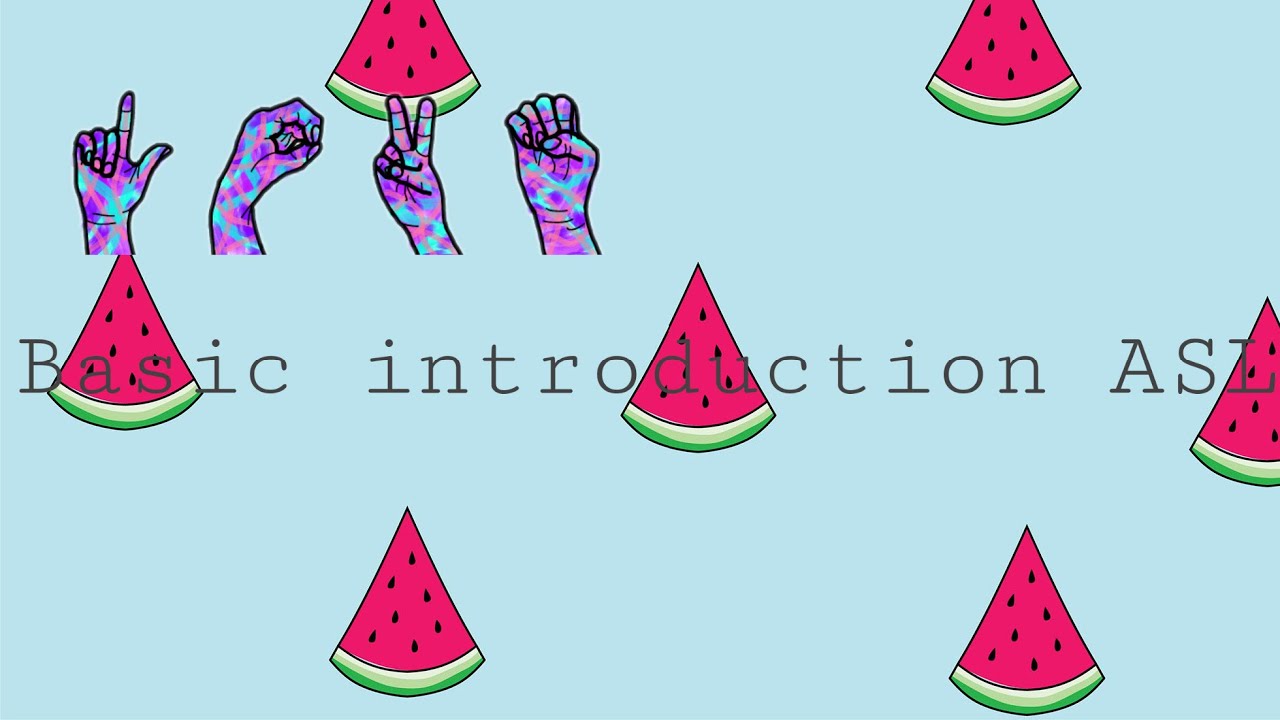 Basic ASL introduction conversation - YouTube