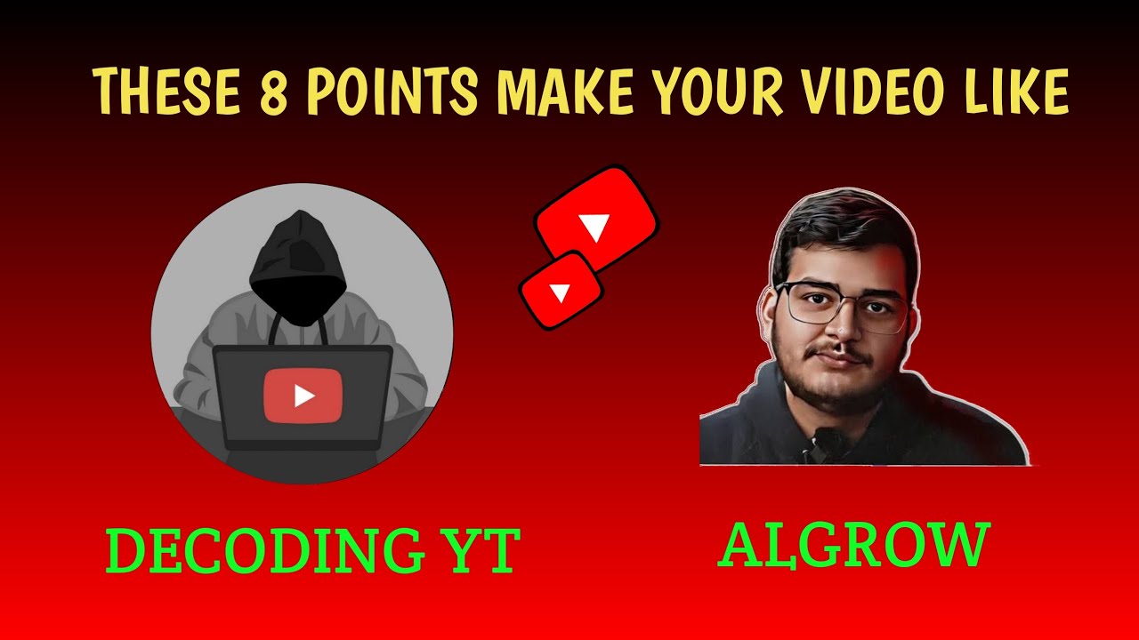8 Common Key factors in DECIDING YT and ALGROW 🤫 - YouTube
