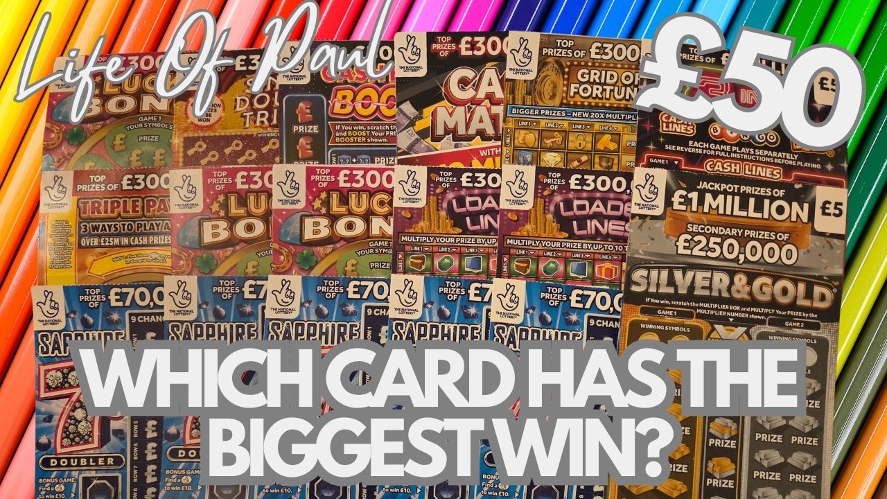 £50 mix of scratch cards, maybe today will be the day I win big! - YouTube