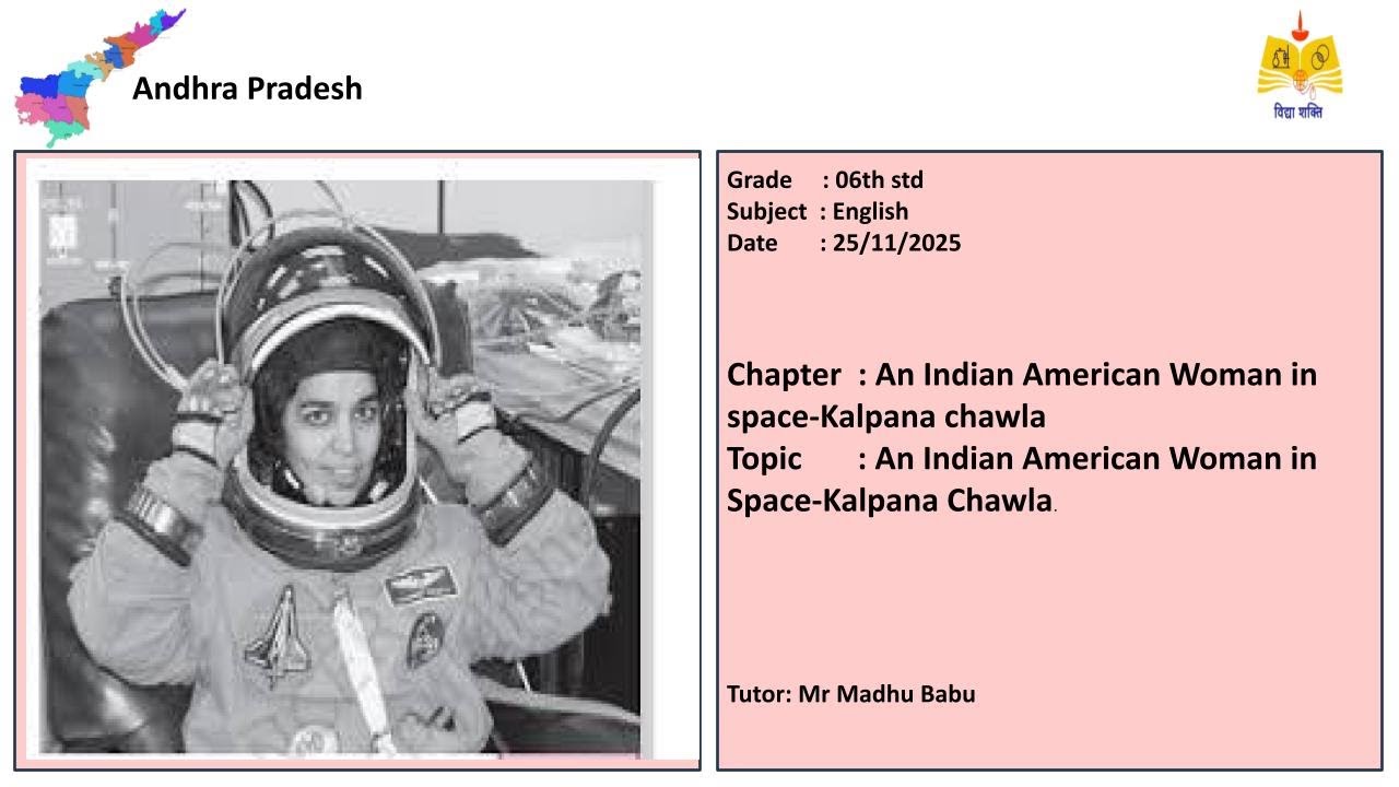 (06th English AP)An Indian American Woman in Space-Kalpana Chawla - YouTube
