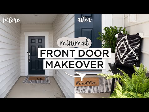 How To Decorate A Door With Low Budget Modern