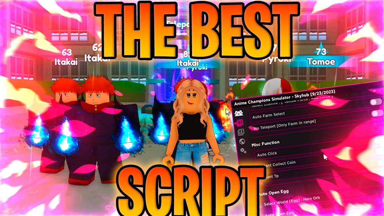 THE BEST SCRIPT UPDATE 2 ANIME CHAMPIONS SIMULATOR - YouTube
