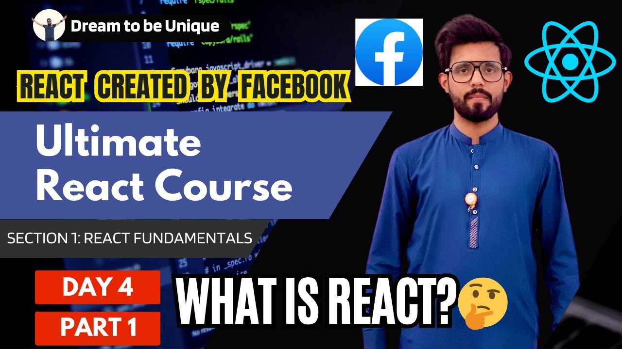 What is REACT??🤔 | DO YOU KNOW REACT CREATED BY FACEBOOK?? | Ultimate ...