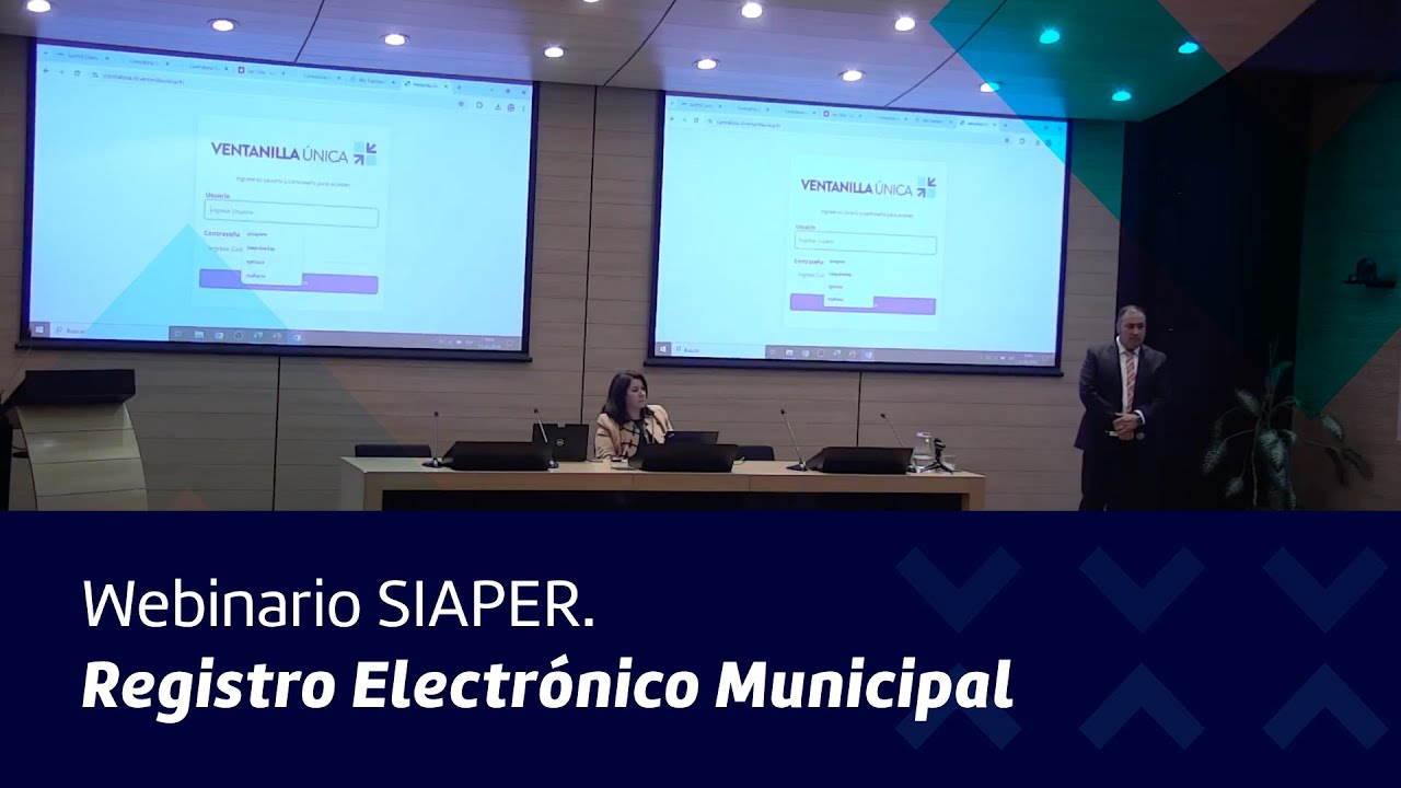 Webinario SIAPER. Registro Electrónico Municipal - YouTube