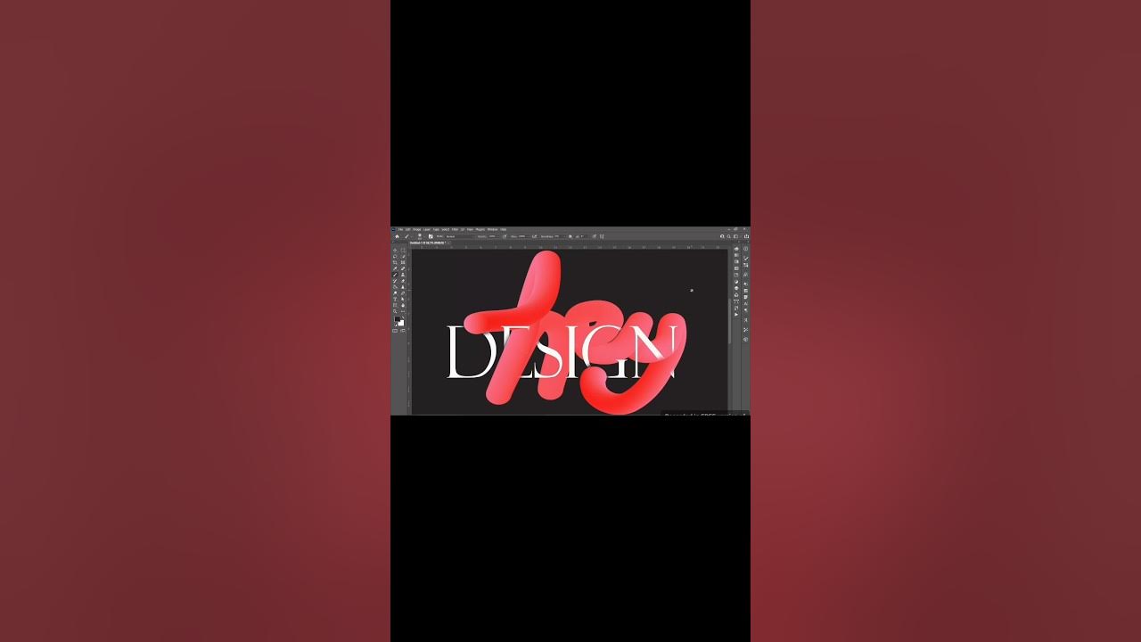 Blend Text Effect in Adobe Illustrator | Graphic Design #3d #photoshop ...