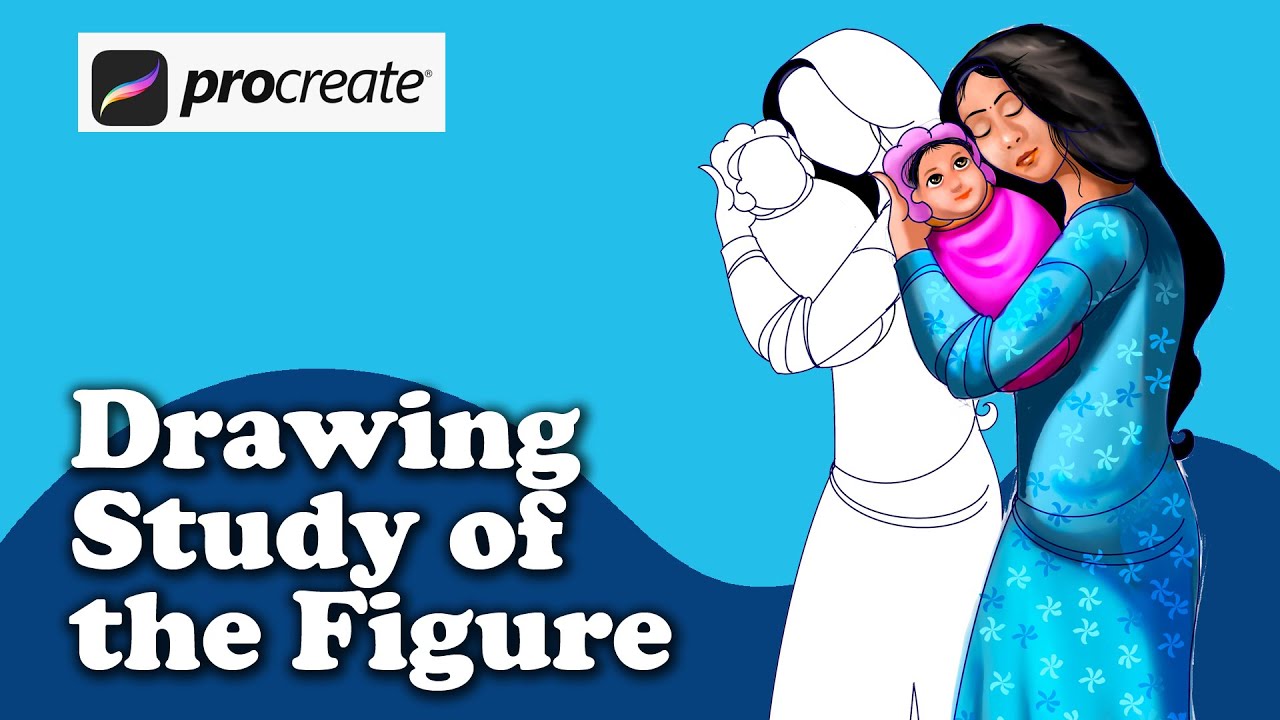 Figure Drawing Study : Step by Step on Procreate - YouTube
