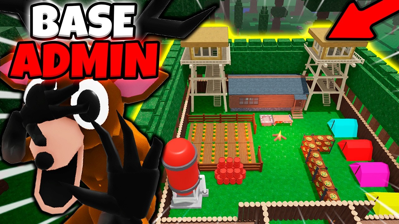 Construí una BASE ADMIN en 99 noches en el bosque - YouTube