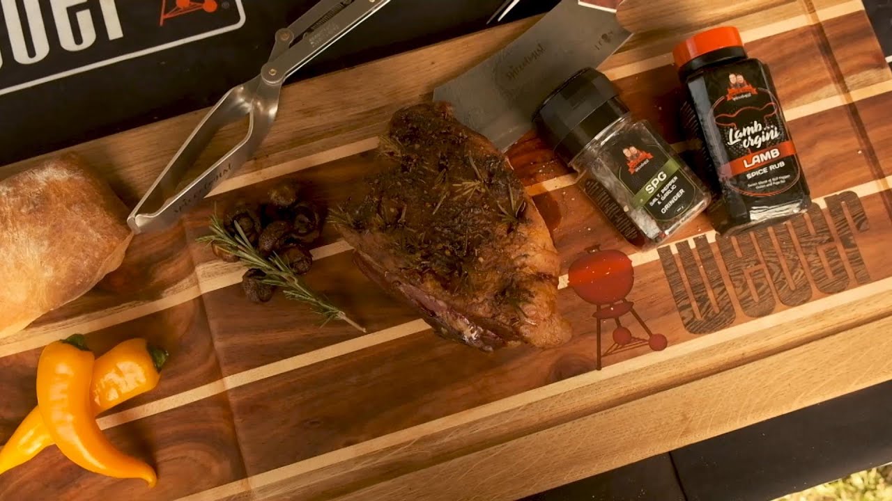 Smoking a Leg of Lamb with Chef Vaatjie - YouTube