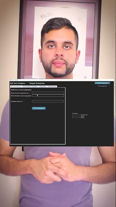 My First Desktop Application - Company Employee Manager - YouTube