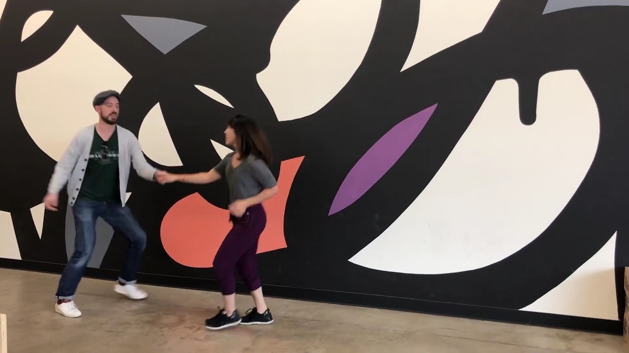 Dallas Heel Shag Dance Social partner dance - YouTube