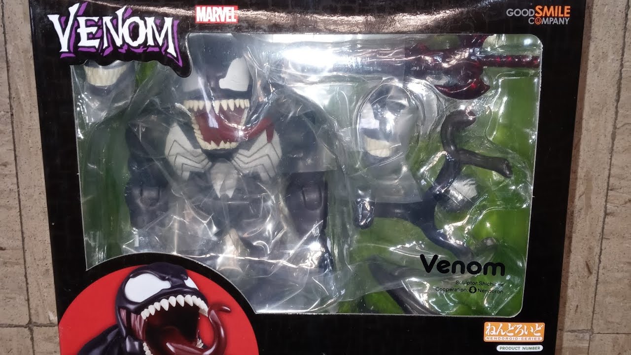 MY FIRST FIGURE REVIEW PART 1 Venom Nendoroid 1645 GoodSmileCompany ...
