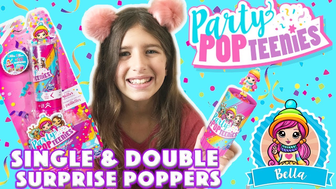 *NEW* PARTY POPTEENIES DOLLS PARTY! Unboxing Spin Master Party Pop ...