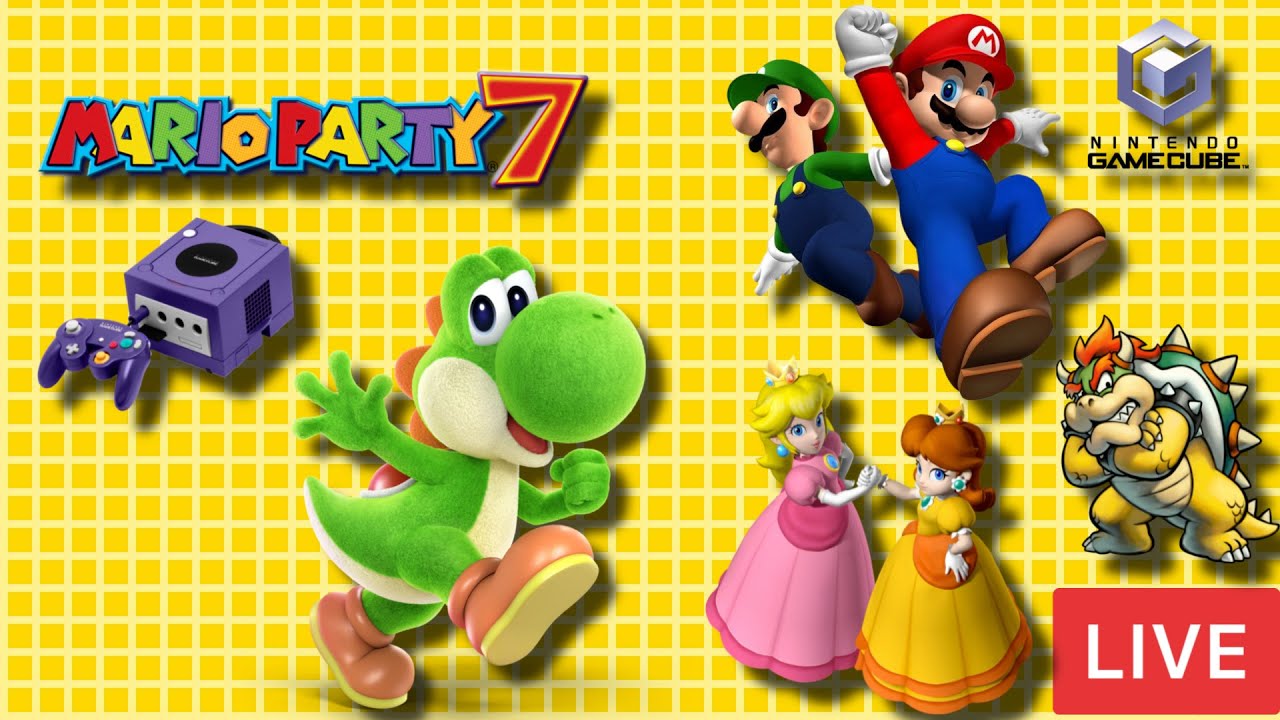 Mario Party 7 Live Stream Solo Cruise Playthrough All Characters Part 3 ...